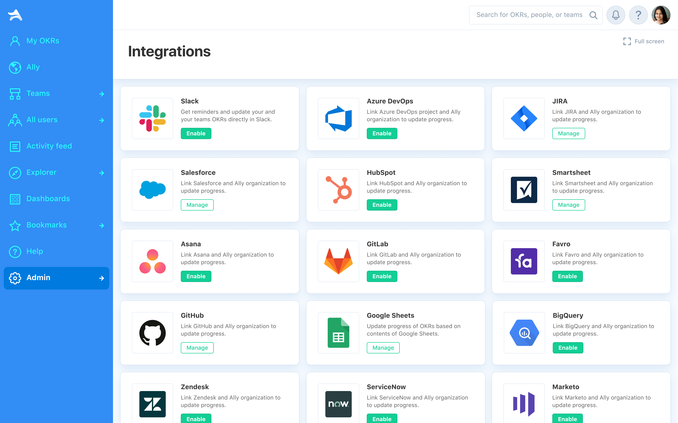 10 Best Ally.io Alternatives | AlternativeStack